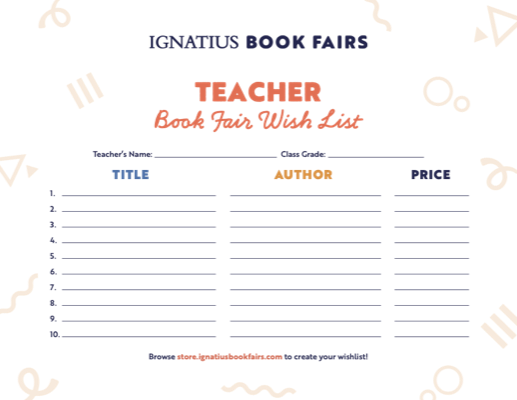 Book Fair Resources | Ignatius Book Fairs