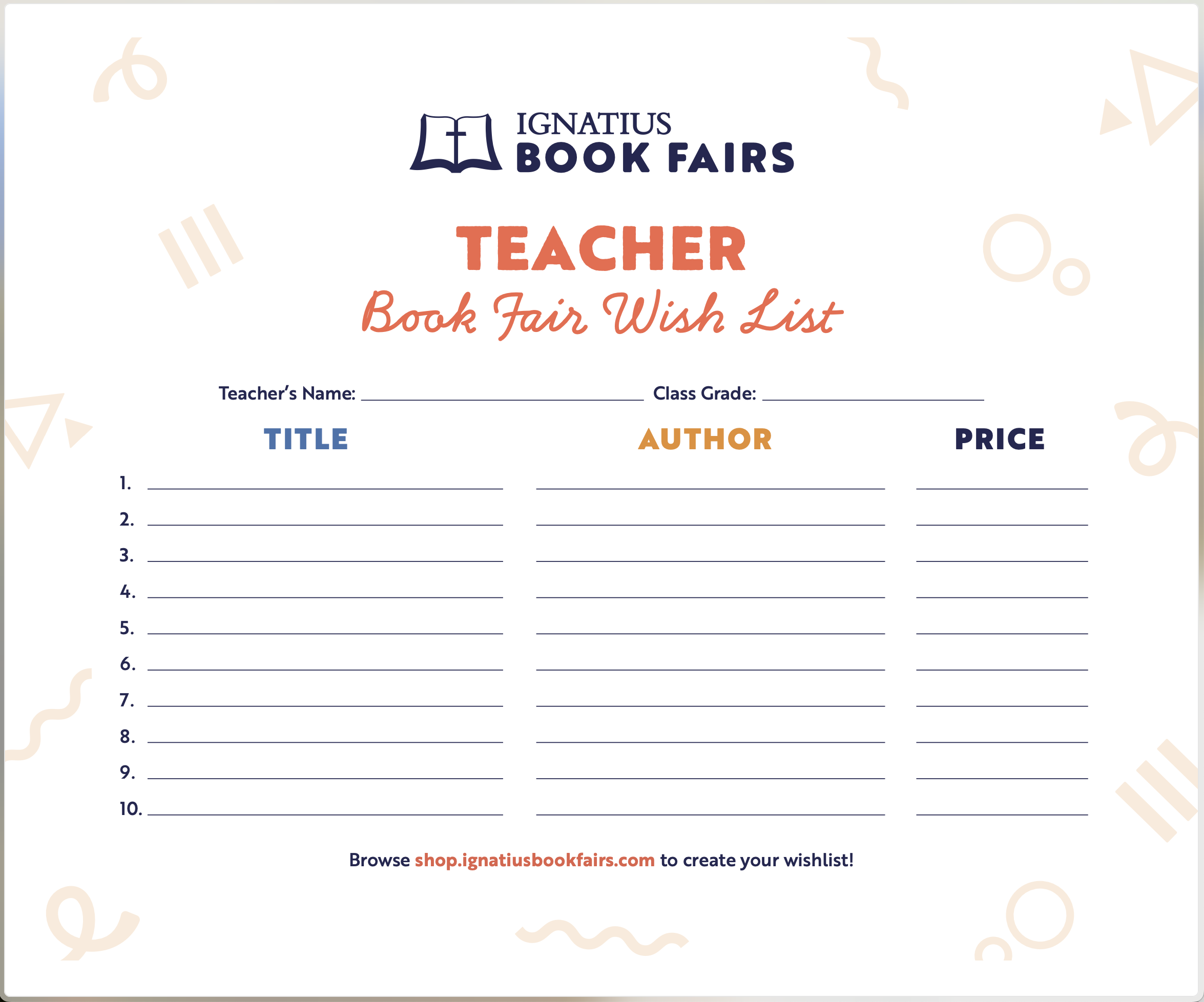 Book Fair Resources | Ignatius Book Fairs